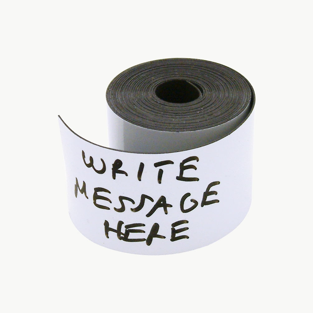 JVCC MAG-01-W Writeable Magnetic Tape: 2 in x 10 ft. (White - Write-On ...