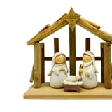 Kokiya Christmas Nativity Scene Statue Artwork Manger Statue for ...