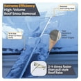 Roof Rake | Heavy-duty-25ft of Pole | Fast-Easy | High Volume Roof Snow ...