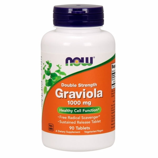 90 comprimidos de graviola Supplement Now Foods (paquete de 6 ...