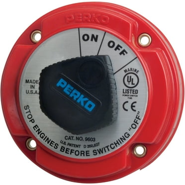 Perko 9611DP Compact Medium Duty Main Battery Disconnect Switch ...
