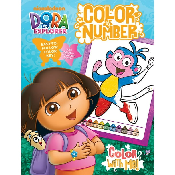 Bendon Publishing International 17768 Dora Color By Number Book With ...