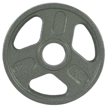 CAP 10 lb Standard 1-inch Grip Weight Plate PDQ - Walmart.com
