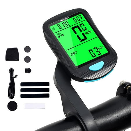 Bike Wireless Computer Waterproof Bicycle Wireless Speedometer and MTB ...