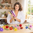 Avdolw Twistable Floss Flower Bouquet DIY Craft Kit - 100 Torsion Bars ...