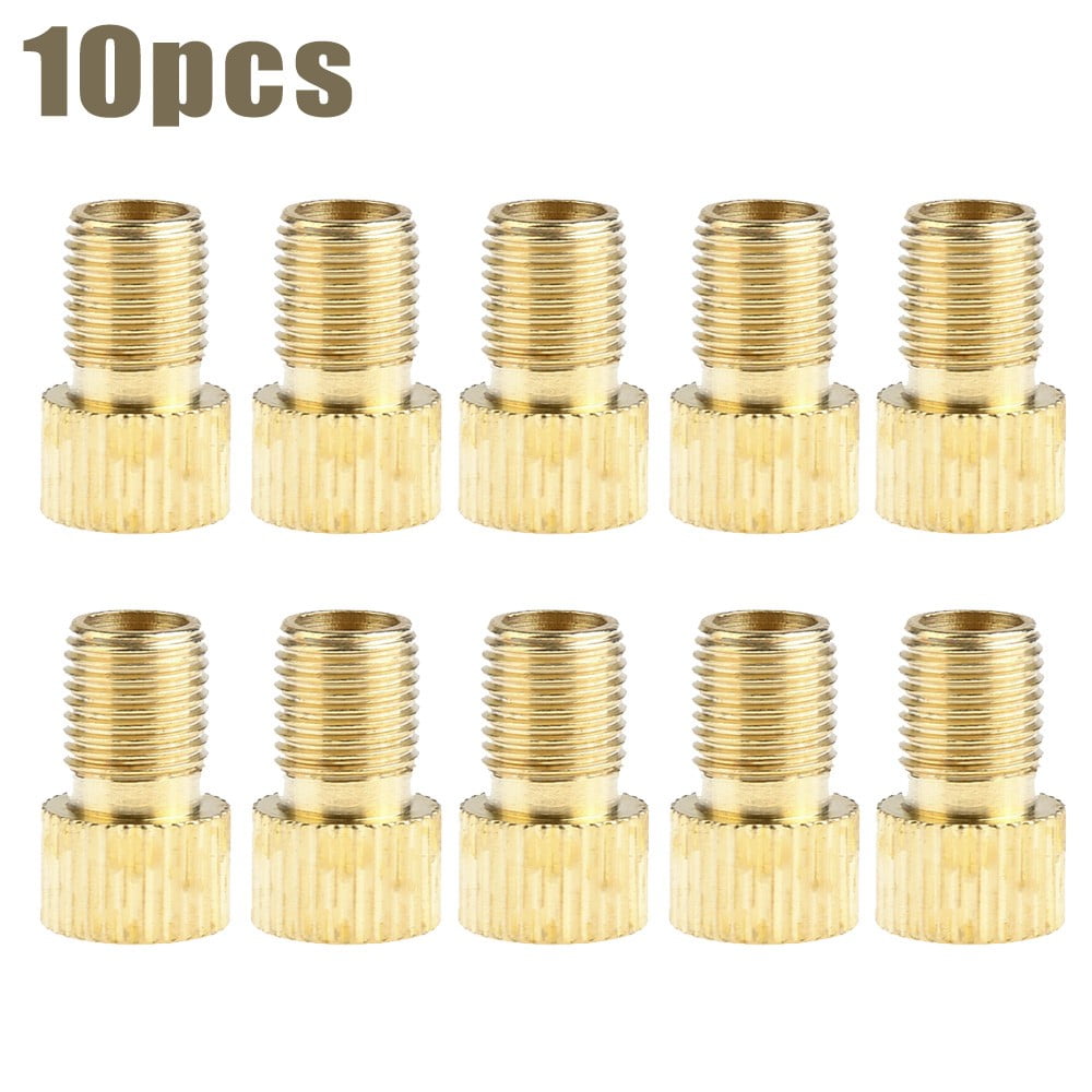 QXKE 10Pcs Presta To Schrader Air Pump Bicycle Bike Valve Adaptor ...