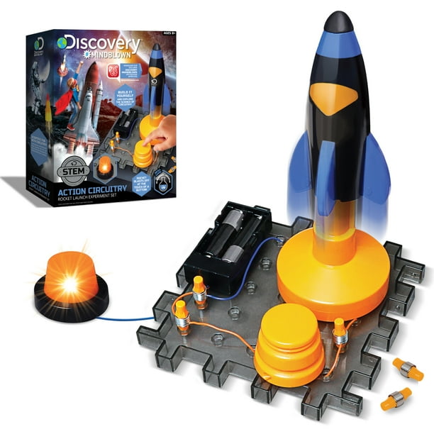 Discovery #Mindblown Action Circuitry Rocket Launch Experiment Kit ...