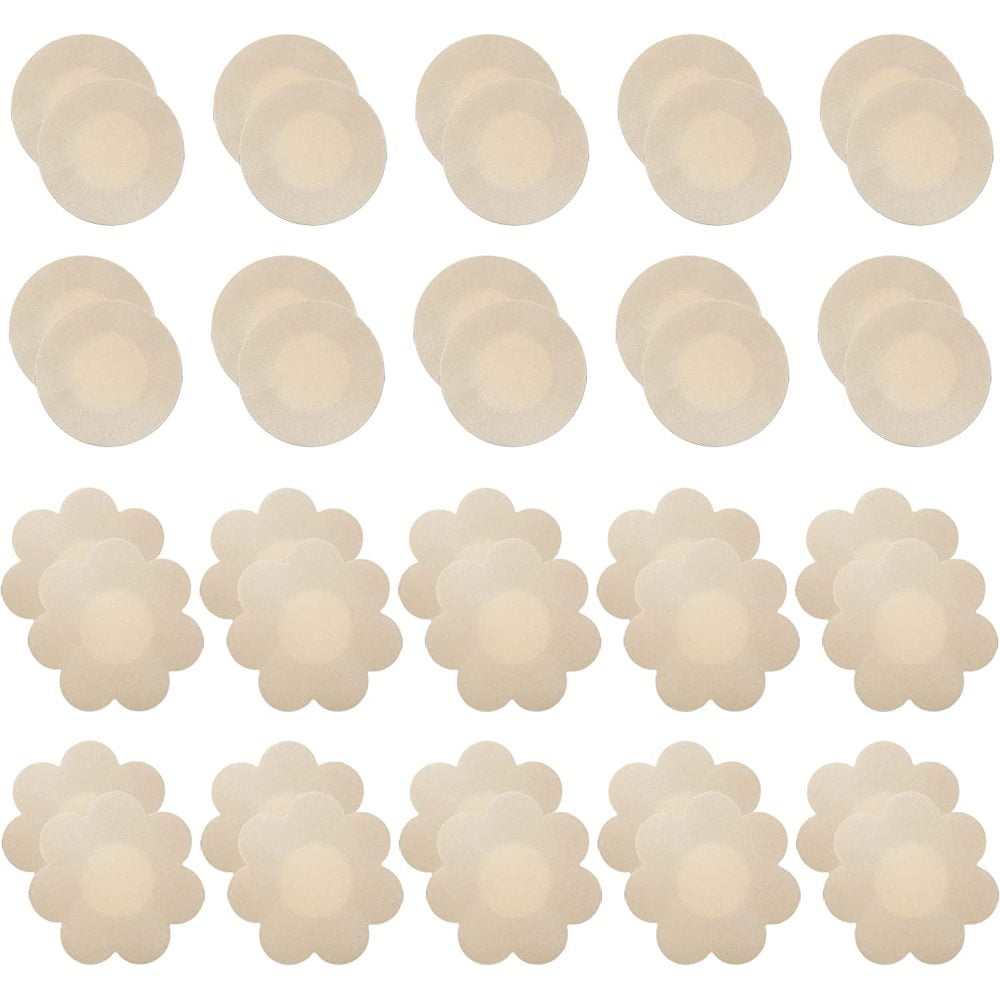 20 Pairs Invisible Nipple Cover Waterproof Disposable Breast Sticker ...
