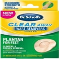 Dr Scholls Clear Away Plantar Wart Removal Foot Treatment 24 Medicated Discs And Pads