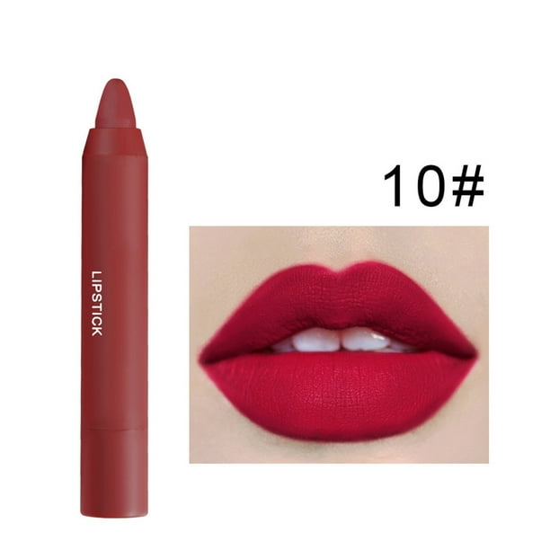 iju7gthy Lipstick Candy Makeup Lipstick Moisturizing 12Colorsmatte ...