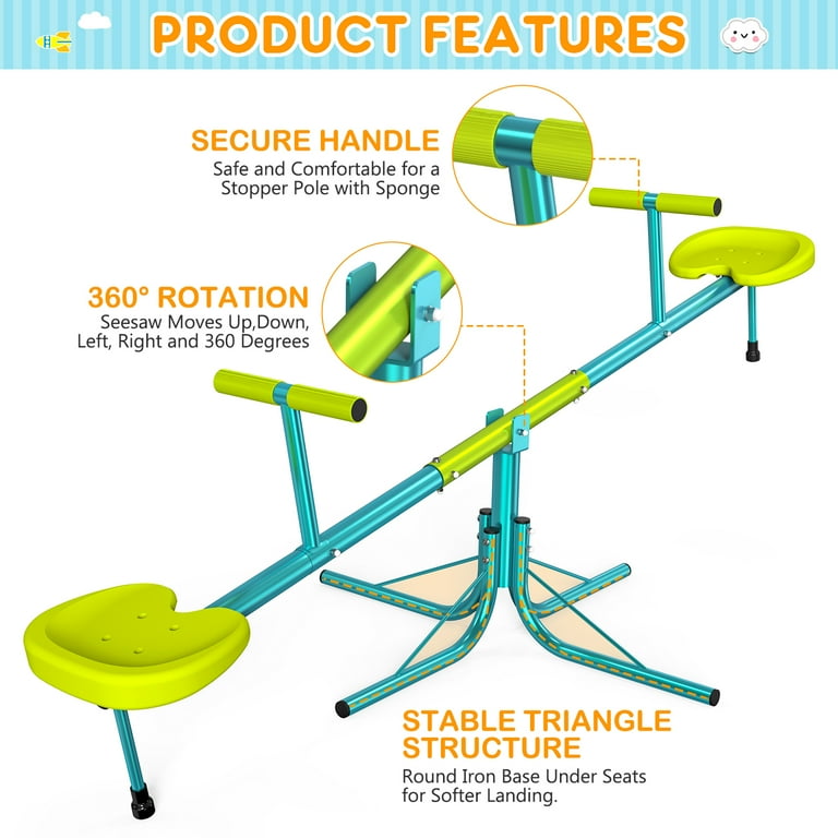 Playground Equipment Seesaw