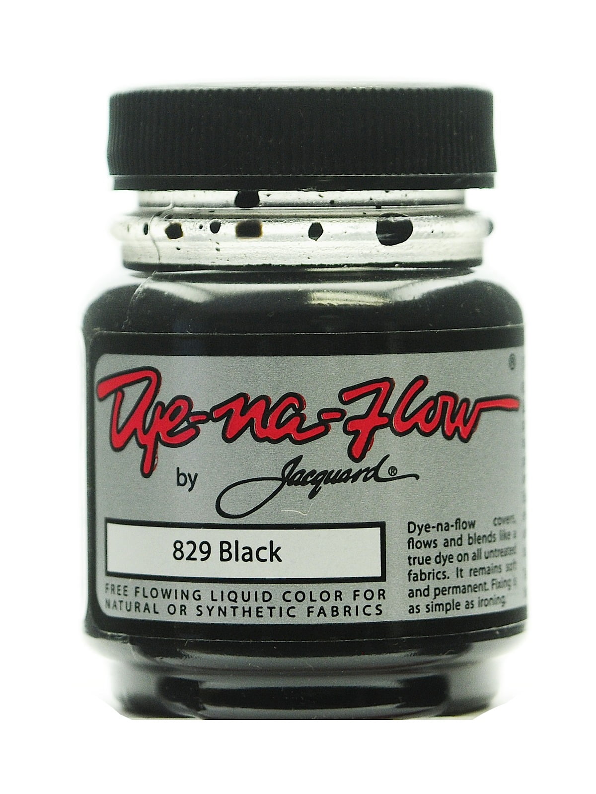 Dye-Na-Flow Fabric Colors black, 2 1/4 oz., 829 (pack of 4) - Walmart.com