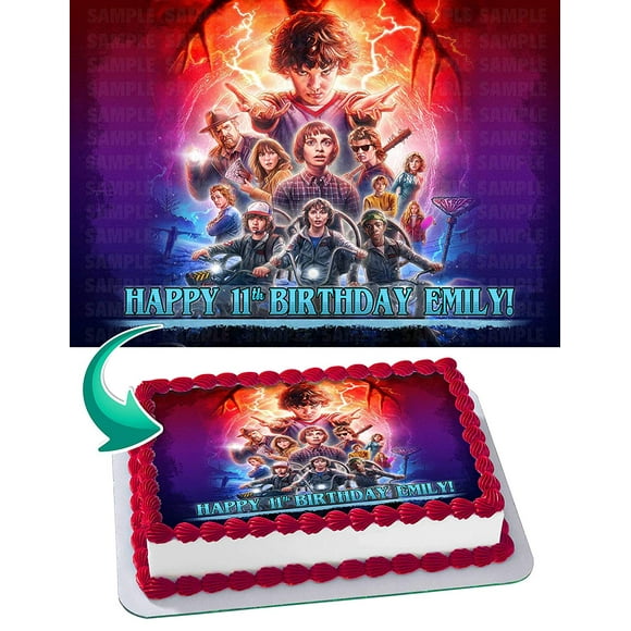 Stranger Things Cake Topper