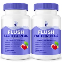 (2 Pack) Flush Factor Plus Capsules, Maximum Strength Formula for ...