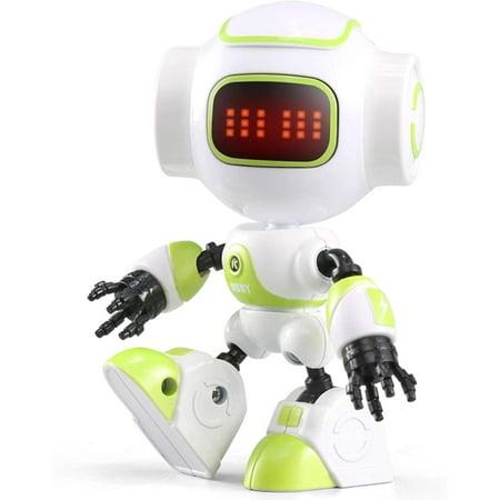 R9 Mini Cute Robot Touch Sensing Model Toy with LED Eyes Smart Voice ...