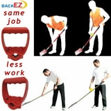 BACKEZ 2-Pack Ergonomic Shovel Handle Attachment, Back-Saving Tool Grip ...