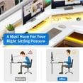 Dextrus 67 inch L Shaped Desk with LED Light and Power Outlets ...
