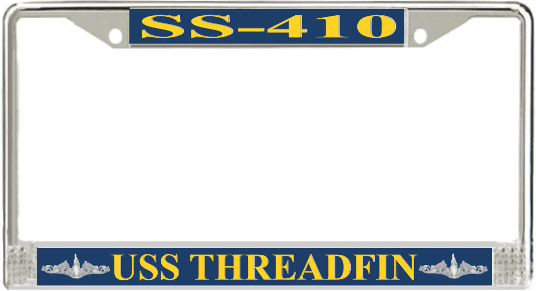 USS Threadfin SS-410 License Plate Frame - Walmart.com
