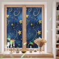 Dream Line Yellow Star on Blue Window Privacy Film, Rainbow Film ...
