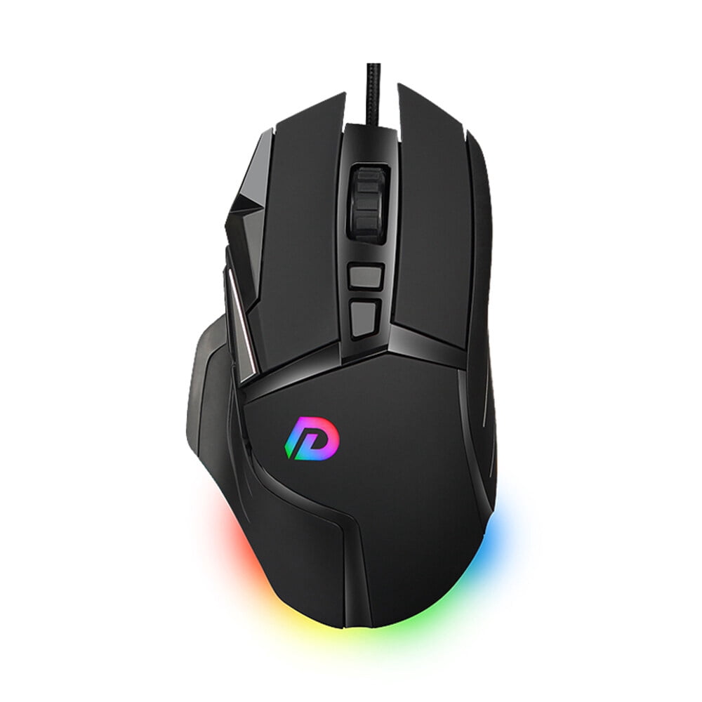 Ratón gamer DM502 con sensor óptico A725, 8 botones programables ...