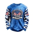 Conairie 250 Anniversary USA Shirt for Men American Falg Graphic Crew ...