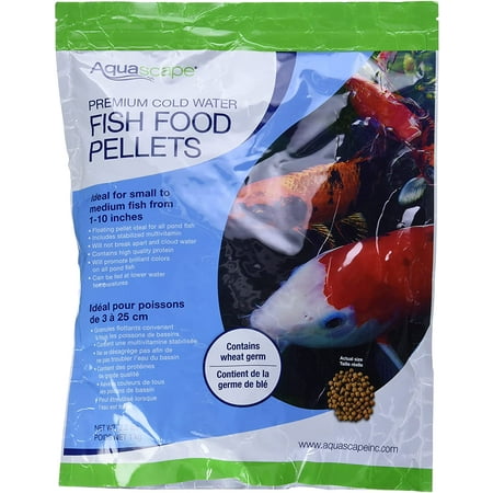 Aquascape Premium Cold Water Fish Food Pellets for Small to Medium Koi ...