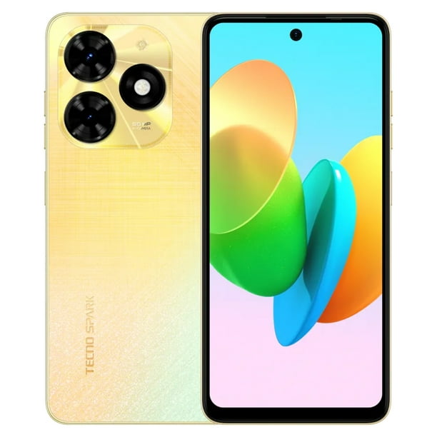 Smartphone Tecno Spark 20C Dual Sim 256GB Alpenglow Gold 4GB Ram | Bodega Aurrera en línea
