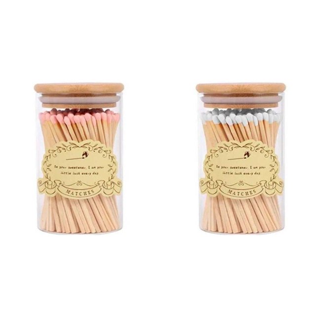 2 pack Matches Decorative, Long Matches for Candle Matchsticks 160ct ...
