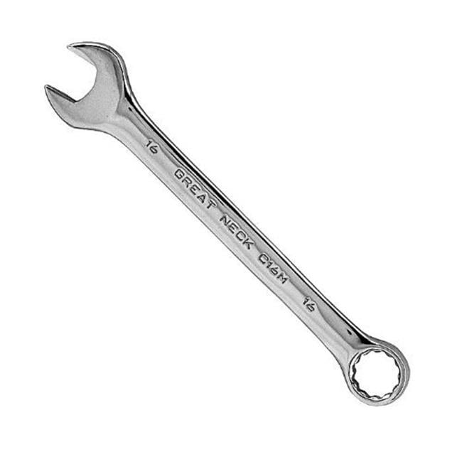 Great Neck Saw Manufacturing C16MC Metric Combination Wrench - 16 mm - Walmart.com