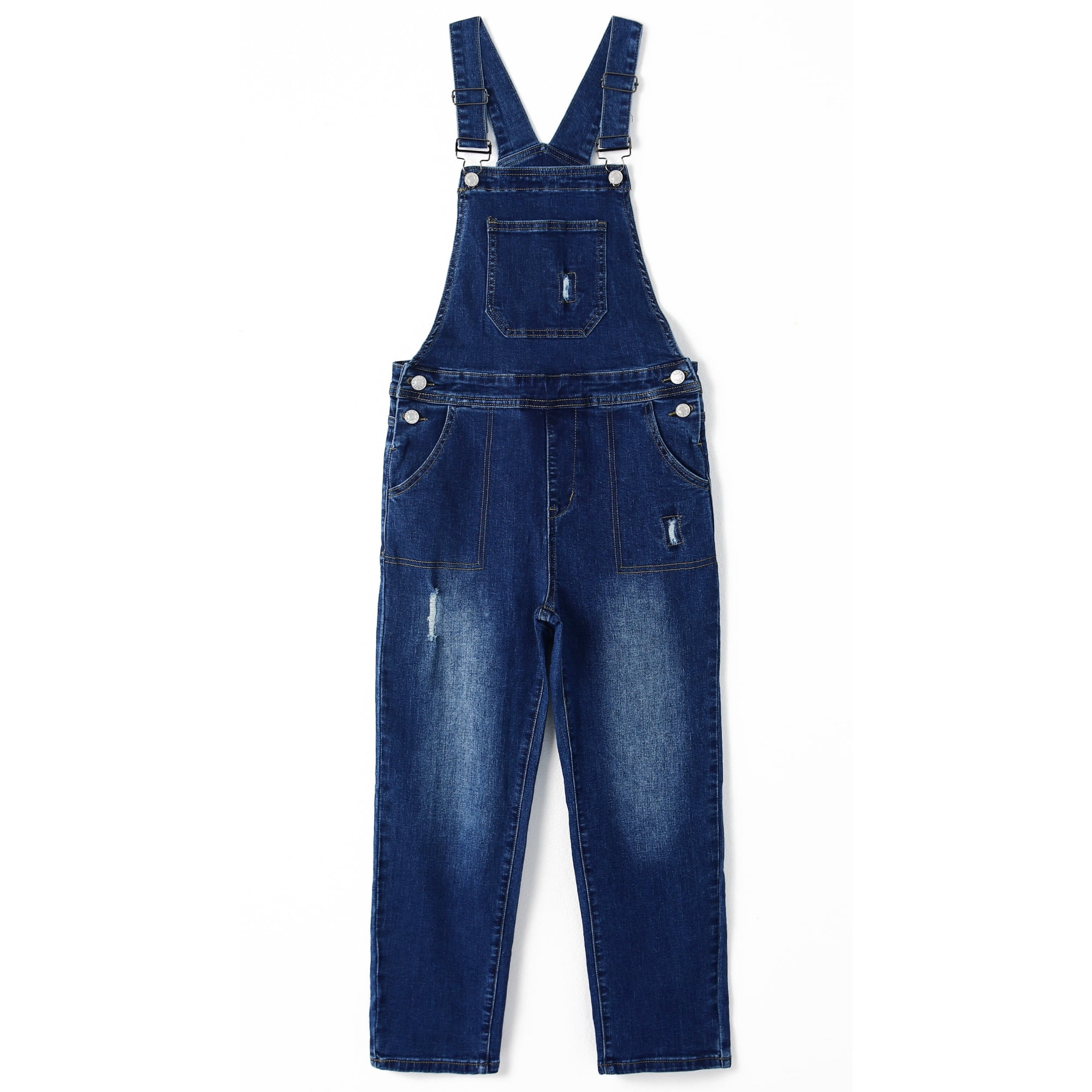 Click here for Kidscool Space Big Boys Denim Overalls ripped Hole... prices