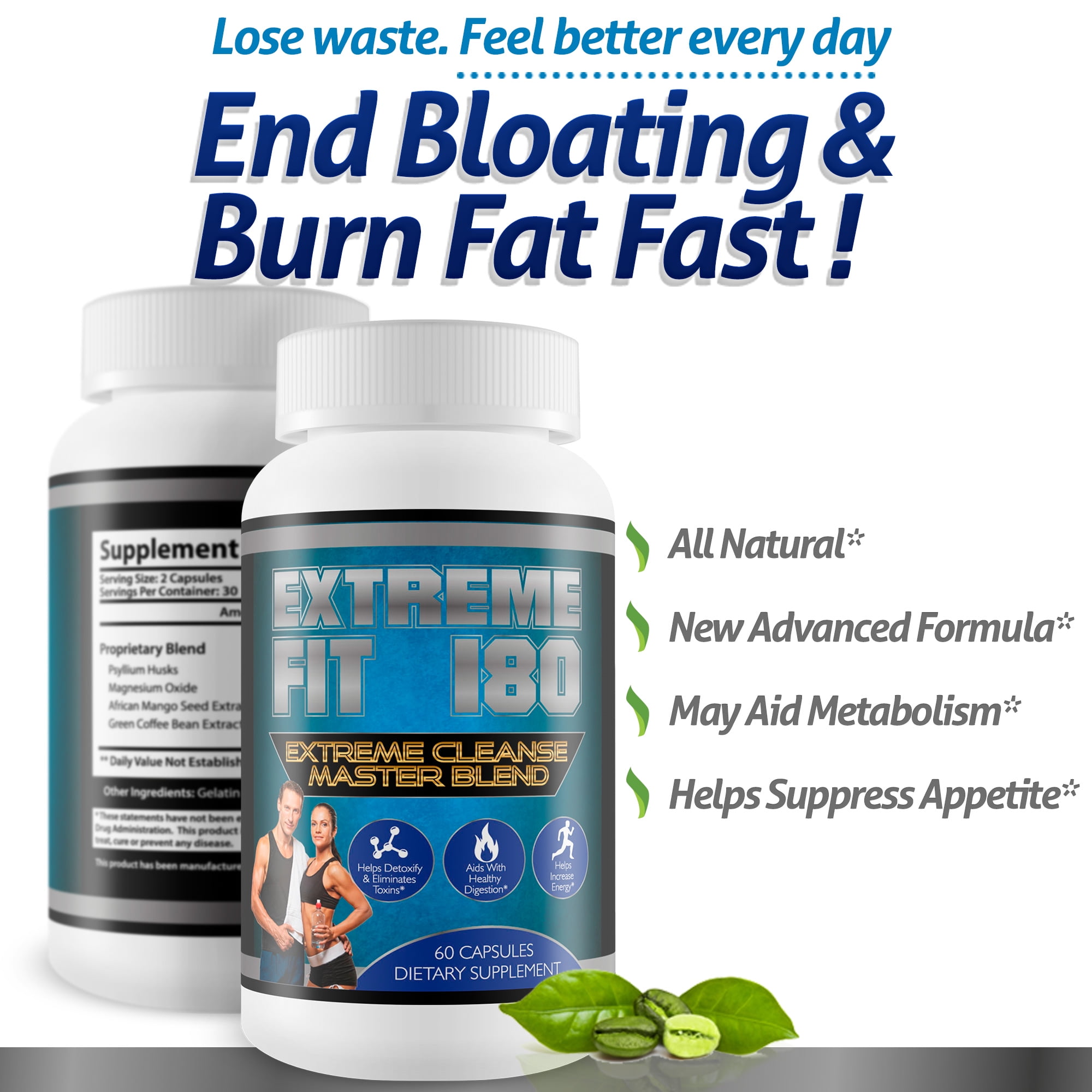 Extreme Fit 180 – Extreme Cleanse Master Blend – Flush Excess Waste And ...