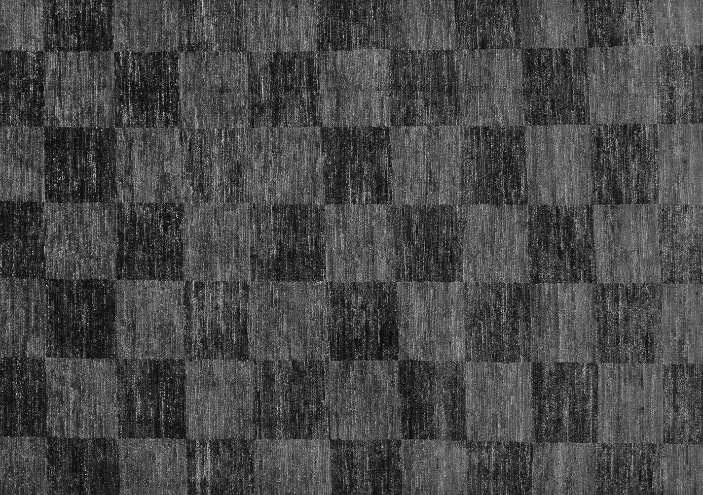 Ahgly Company Indoor Rectangle Checkered Gray Modern Area Rugs, 2' x 4 ...