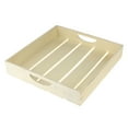 HOMEFORD ESC09 Wooden Craft DIY Slatted Tray Set, Assorted Sizes, 3 ...