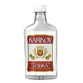 Karkov Vodka American 80 Proof 375ml Glass Bottle with Neutral Flavor ...
