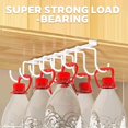Agiufgs Multi-Purpose Hook Storage Rack, Space Saving Wall Mounted, for ...