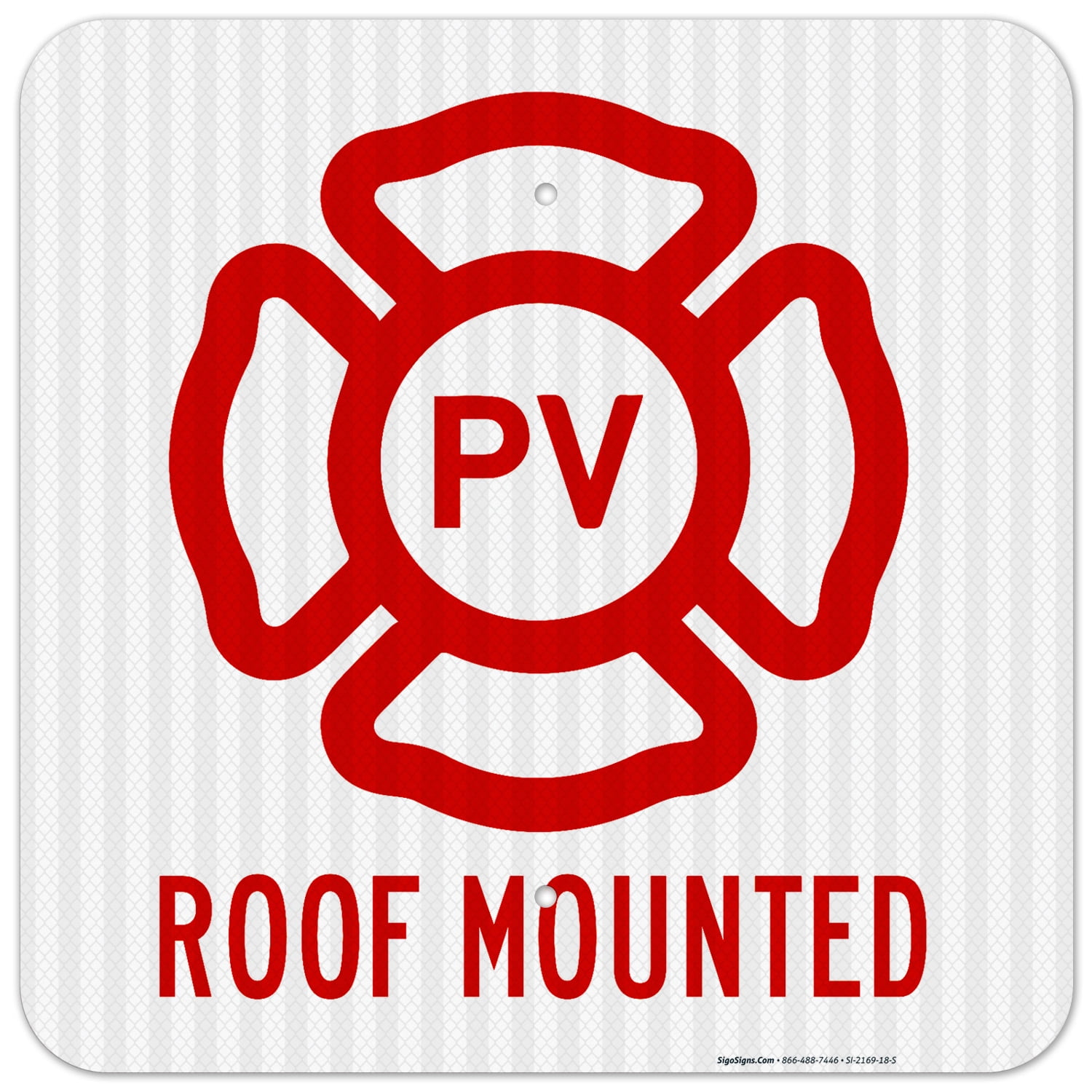 PV Roof Mounted Sign, - Walmart.com