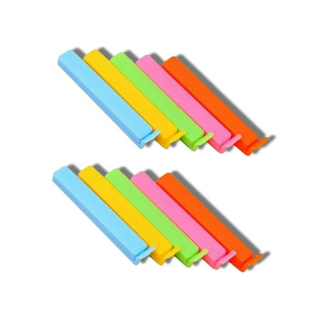 destyer 10PCS Colorful Food Clips Snack Bags Sealing Clamps Bread ...