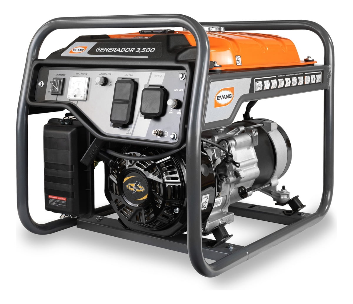 Generador Eléctrico Evans Monofásico 3500w Avr 7hp Thunder | Bodega Aurrera en línea