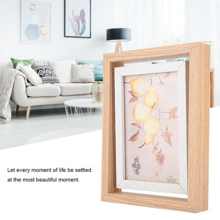 Rdeghly Rotating Photo Frame Set Up Double-Sided Photo Frame, Nordic ...