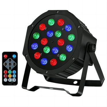 6-Pack Rechargeable Stage Lights 36 RGB LED DJ Par Lights - Sound ...