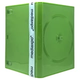CheckOutStore 25 Standard Solid Green Color Single DVD Cases - Walmart.com