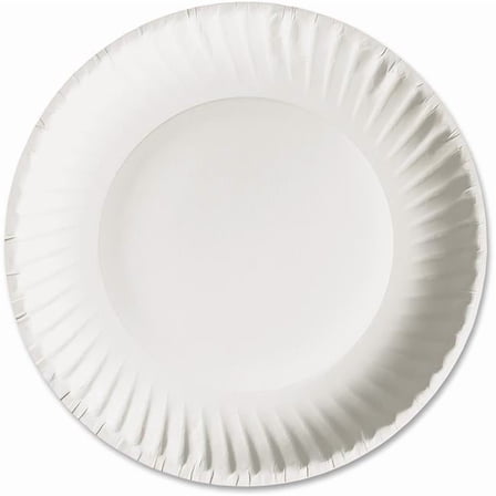 AJM Packaging Green Label Economy Paper Plates 6" Diameter Plate ...