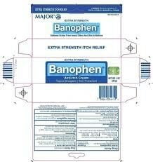 Major Banophen Diphenhydramine Hydrochloride Cream 2%, 28 g - Walmart ...