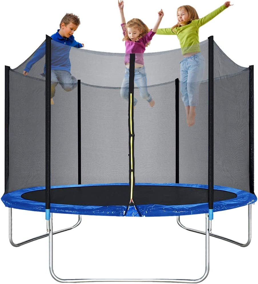 Trampoline for Kids or Adults 10FT Trampolines with Safety Enclosure ...
