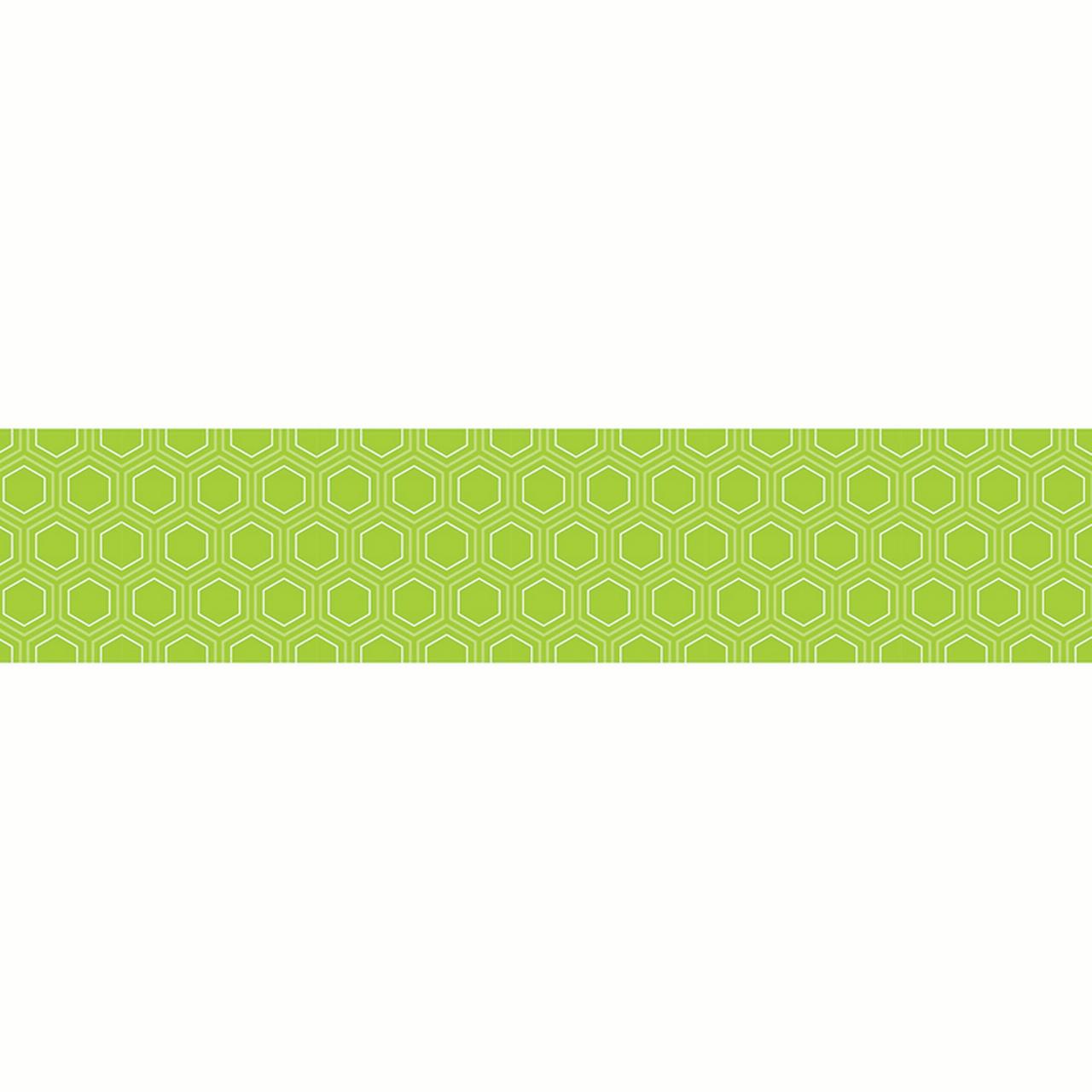 LIME GREEN MINI HEXAGONS BORDER - Walmart.com
