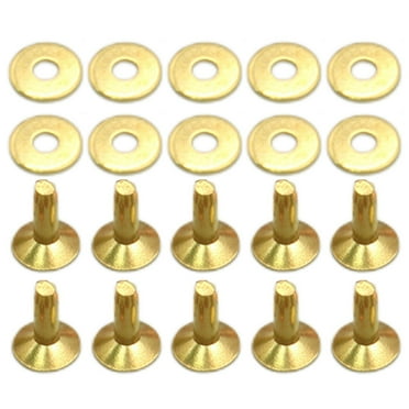 Casewin 100 Sets Stainless Steel Snaps Buttons 9.5mm Open-Ring Cap ...