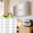 Brown White Ombre TV Dust Cover,Stretchable TV Screen Desktop Computer ...
