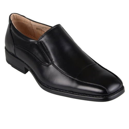 Mens Square Toe Slip On Dress Shoes