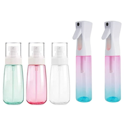 Fine Mist Spray Bottle 3.4oz/ 100ml Empty Cosmetic Refillable Empty ...