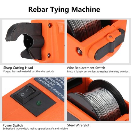 Dioche Rebar Tying Machine Reinforcing Steel Strapping Machine Grip ...